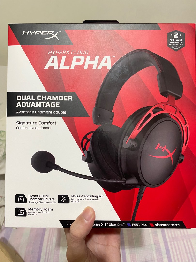 BNEW HyperX Cloud Alpha Pro Headset on Carousell