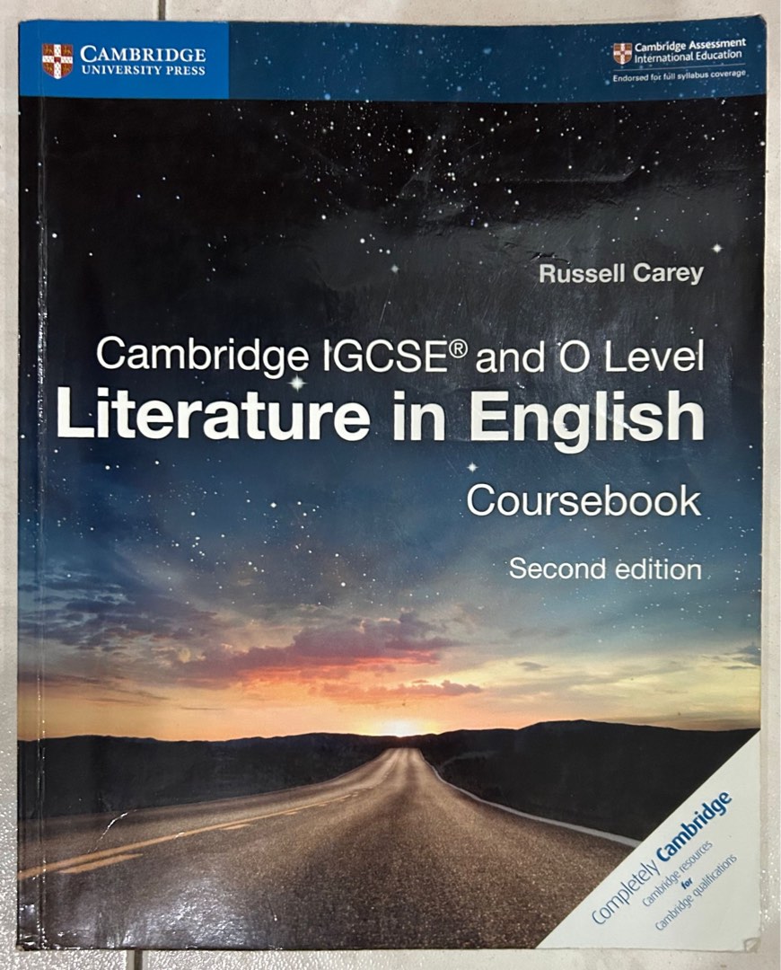 IGCSE Literature Textbook, Hobbies & Toys, Books & Magazines, Textbooks ...