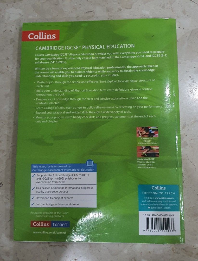 Igcse Pe Cambridge Textbook Hobbies And Toys Books And Magazines Textbooks On Carousell