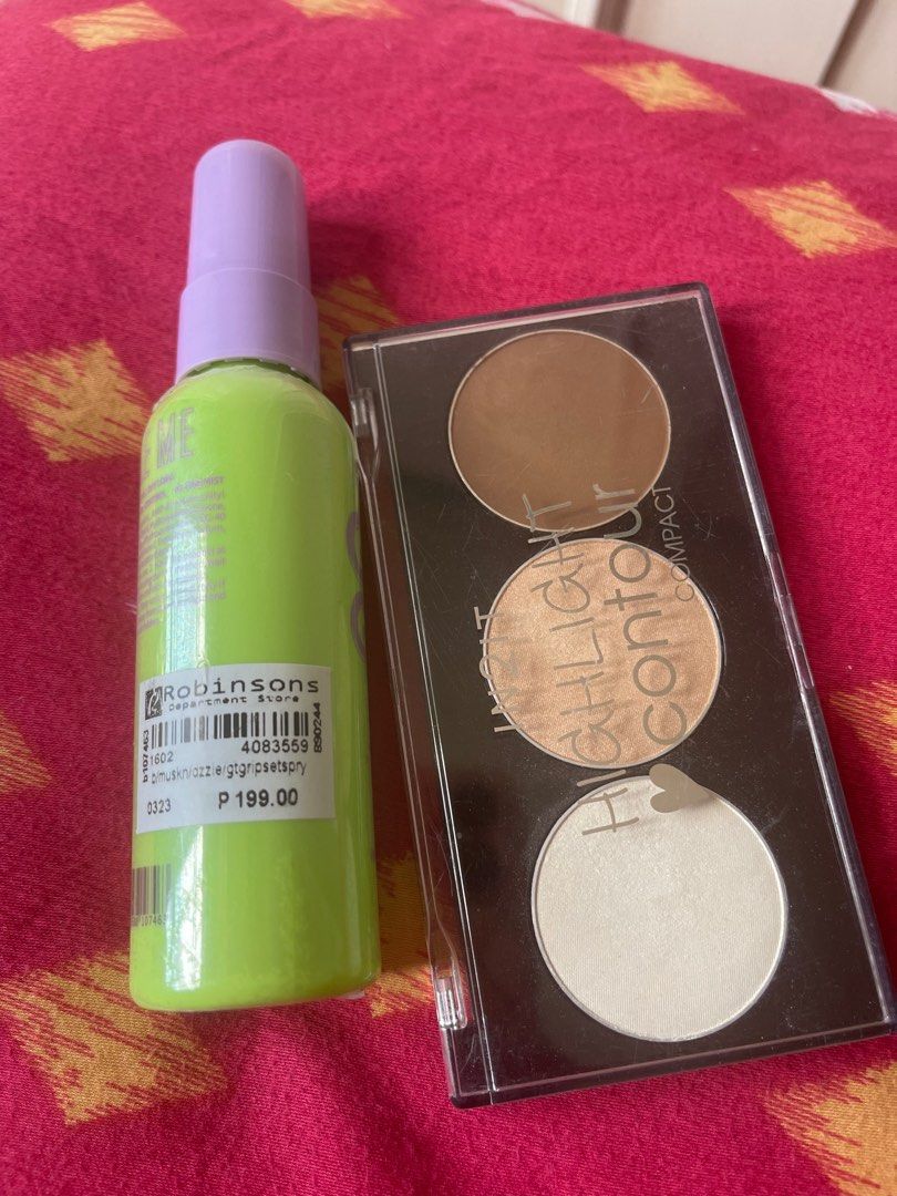 In2it Highlight Contour Compact with free dazzle me set spray on Carousell