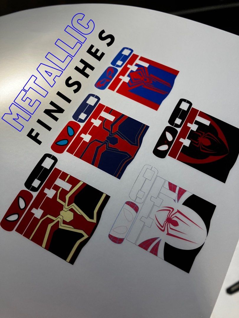 IU Stickers Spiderman edition, Motorcycles, Motorcycle Accessories on ...