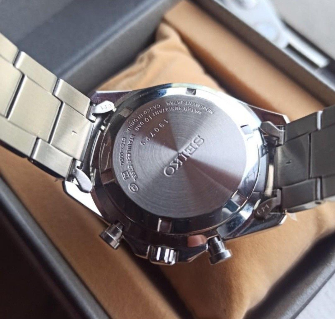 *JDM*Seiko Spirit SBTR027 Chronograph Blue Dial JAPAN-MADE Men's ...