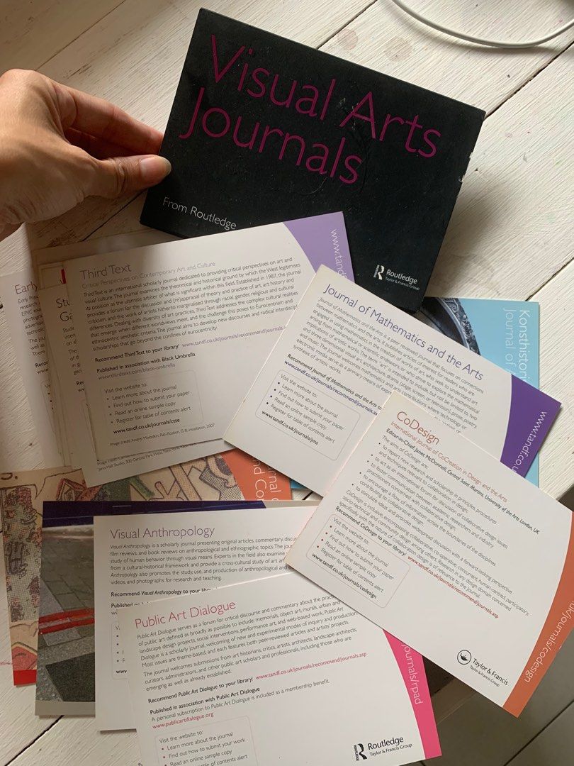Journals Visual Arts postcard and information, Hobbies & Toys ...