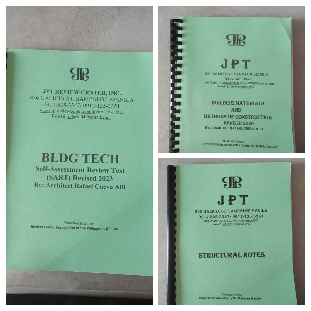 JPT ALE Architecture Reviewers (Complete Set), Hobbies & Toys, Books & Magazines, Assessment ...