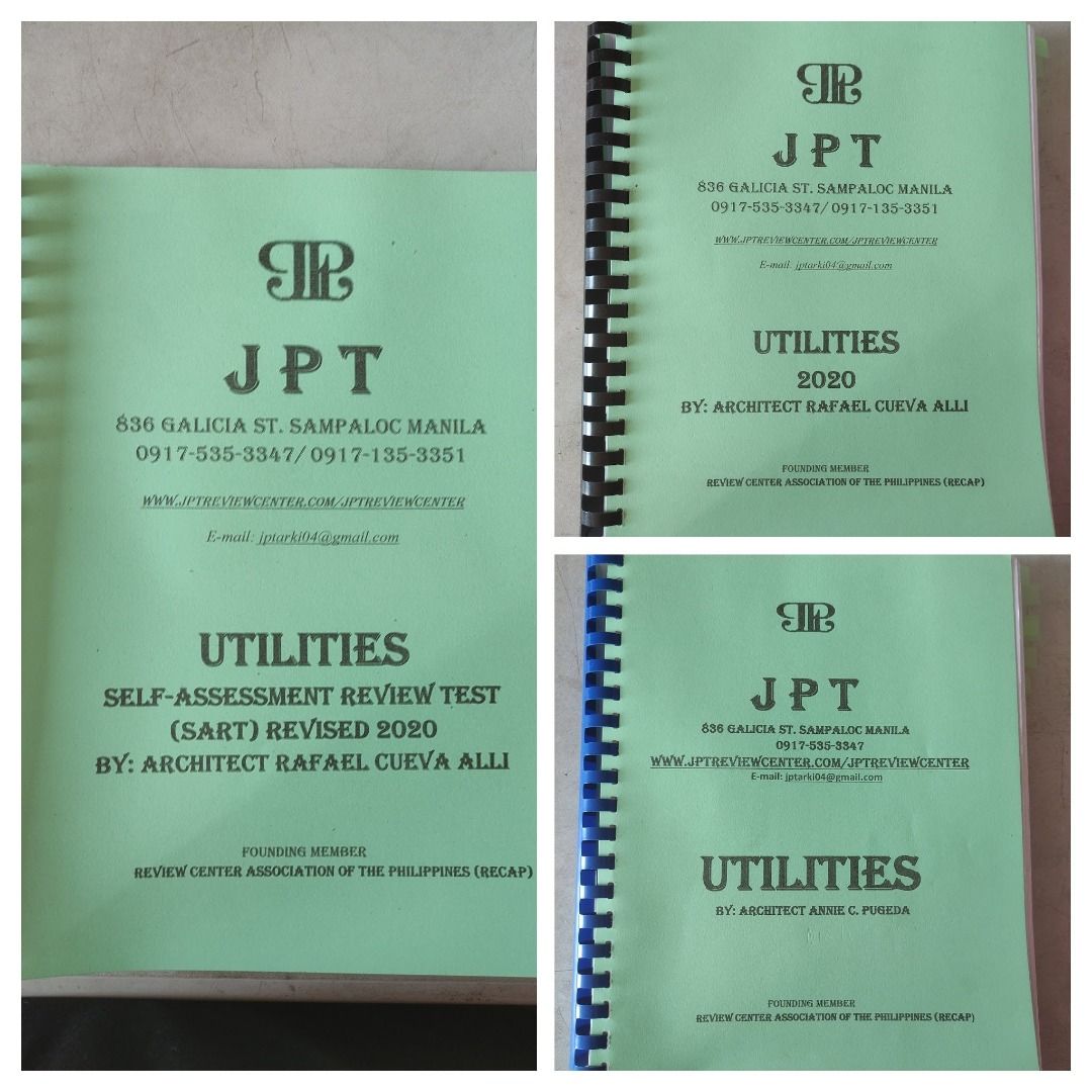 JPT ALE Architecture Reviewers (Complete Set), Hobbies & Toys, Books ...