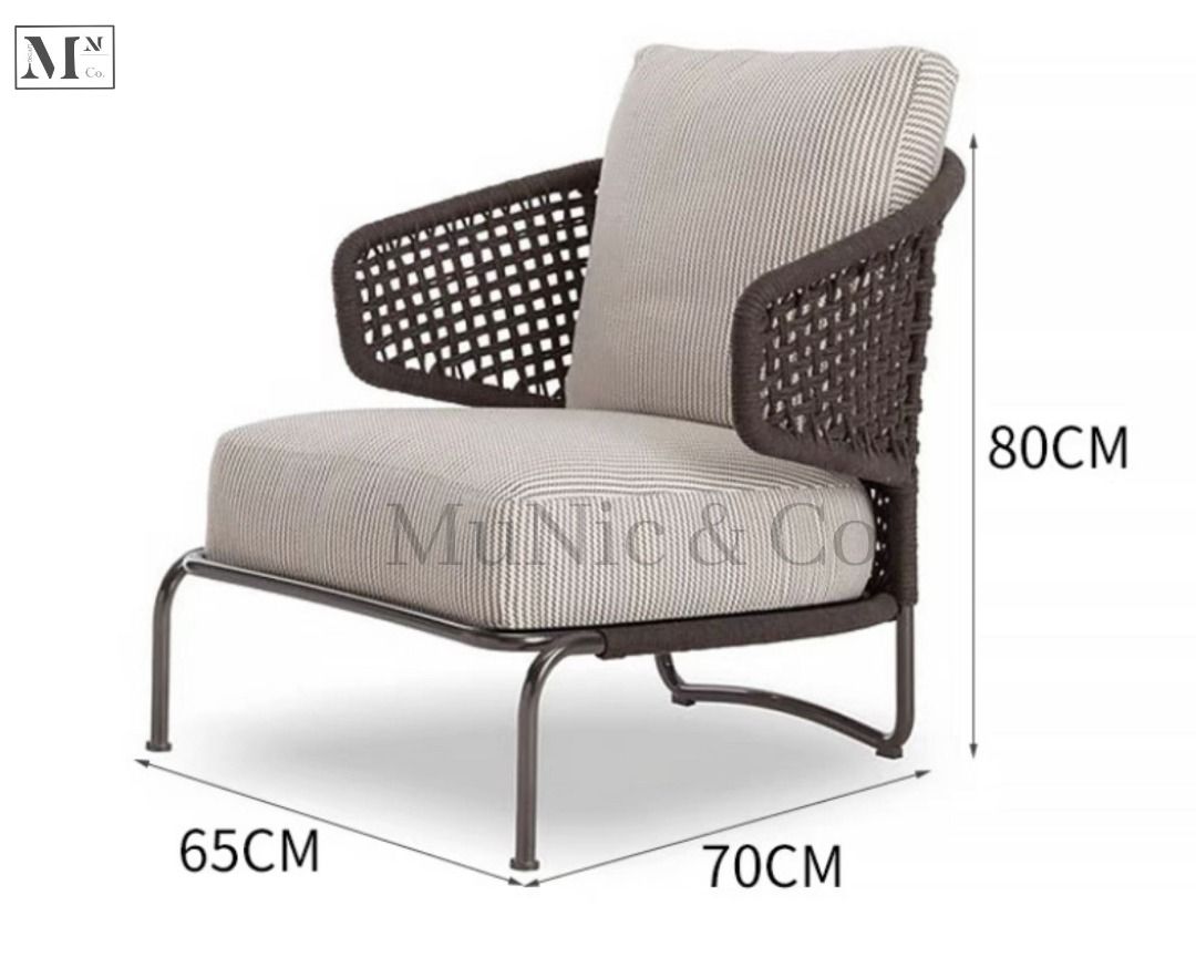 KENTZ Outdoor Sofa in Rope Weave, Furniture & Home Living, Outdoor ...