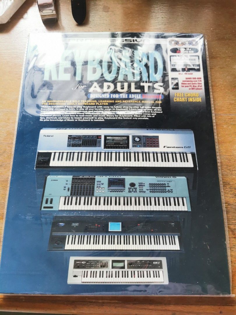 Keyboards for Adult Beginners--Free Chord Chart, Hobbies & Toys, Books ...