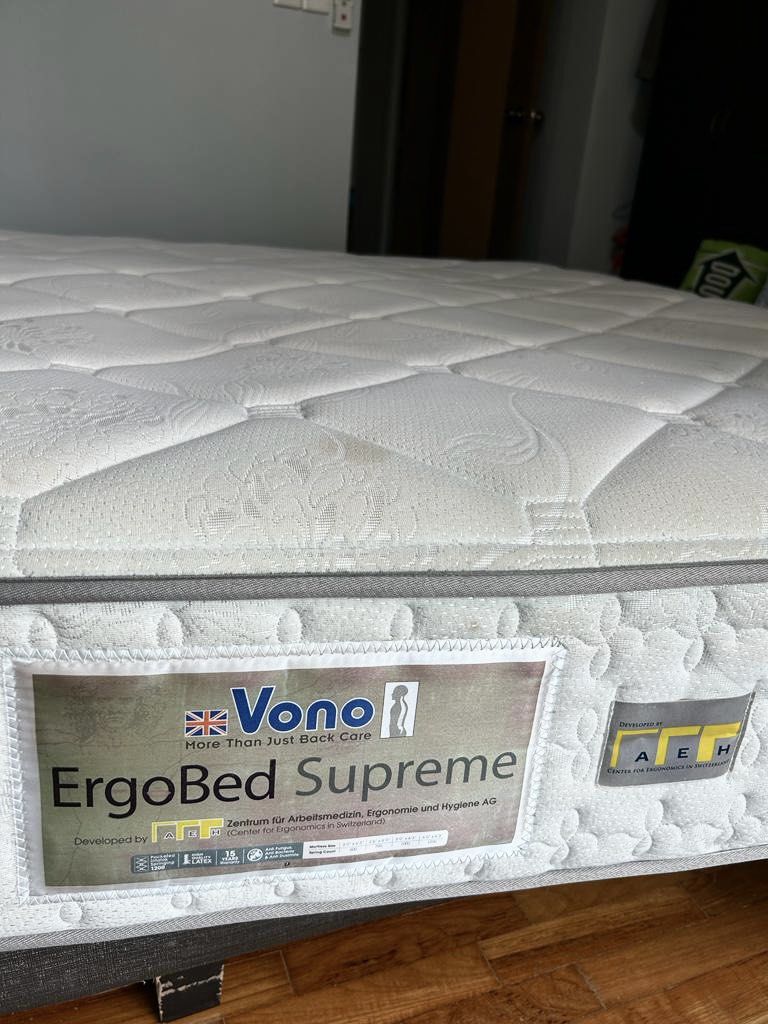 King size VONO mattress, Furniture & Home Living, Furniture, Bed Frames ...