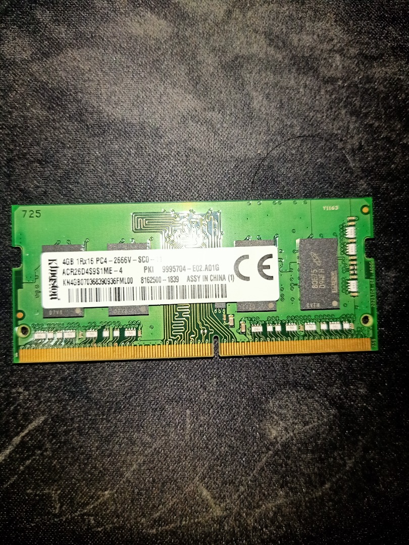 Kingston 4gb RAM DDR4, Computers & Tech, Parts & Accessories, Computer ...