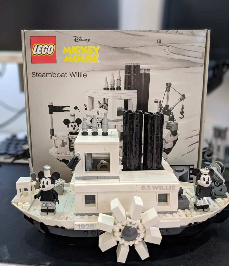 Lego Steamboat Willie, Hobbies & Toys, Toys & Games on Carousell