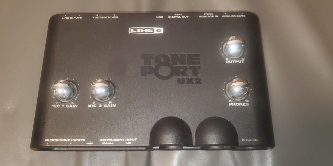 LINE 6 TONE PORT UX2, 電腦＆科技, 電腦周邊及配件, 電腦周邊產品 - Carousell