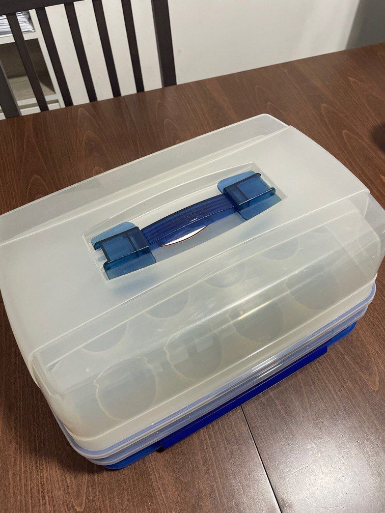 Lock & Lock Cake / Cupcake tupperware, Furniture & Home Living ...