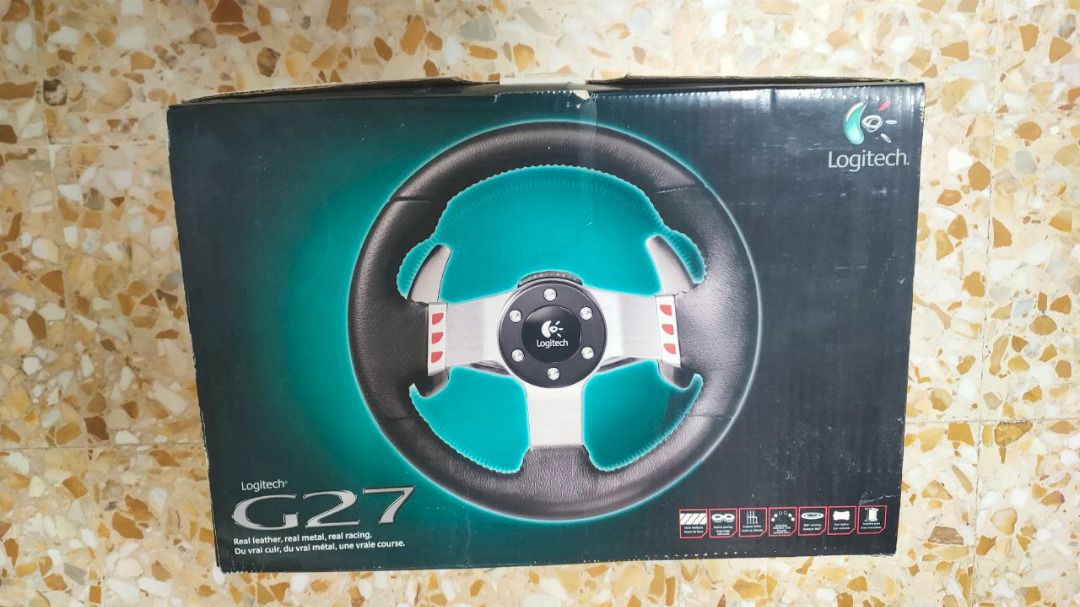 Logitech G27 USB Racing Wheel for PC, Video Gaming, Gaming Accessories ...