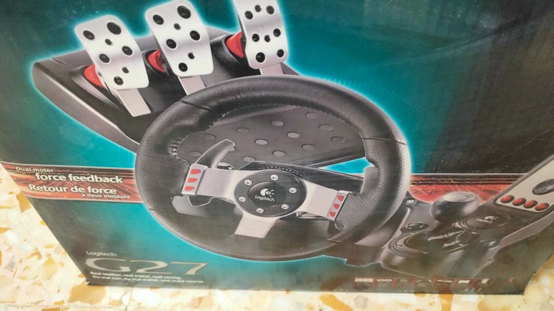 Logitech G27 USB Racing Wheel for PC, Video Gaming, Gaming Accessories ...