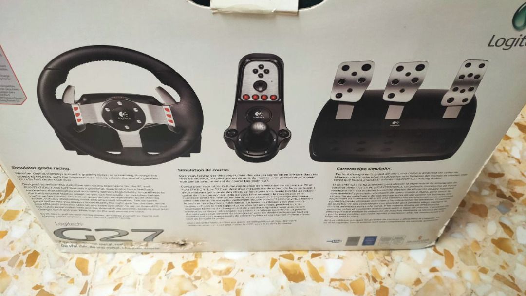 Logitech G27 USB Racing Wheel for PC, Video Gaming, Gaming Accessories ...