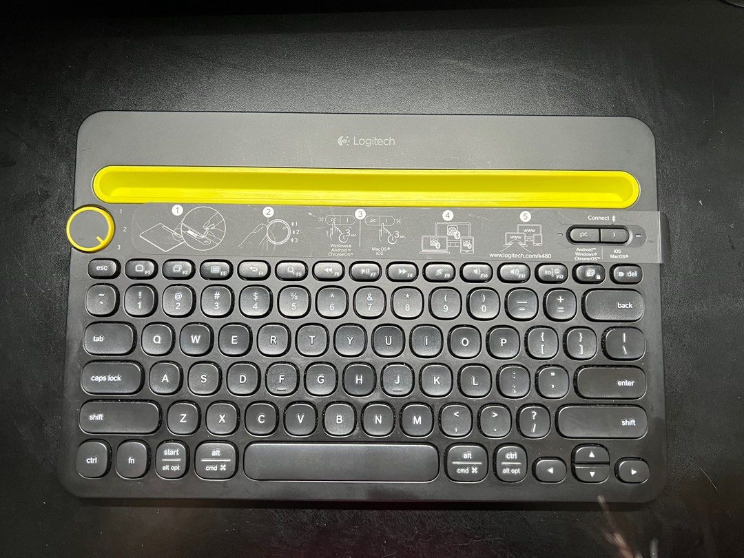 Logitech K480 Multi Device Wireless Keyboard Computers And Tech Parts 0457