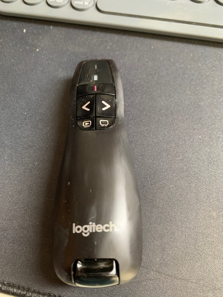 Logitech R400 Laser presentation clicker, Computers & Tech, Parts ...