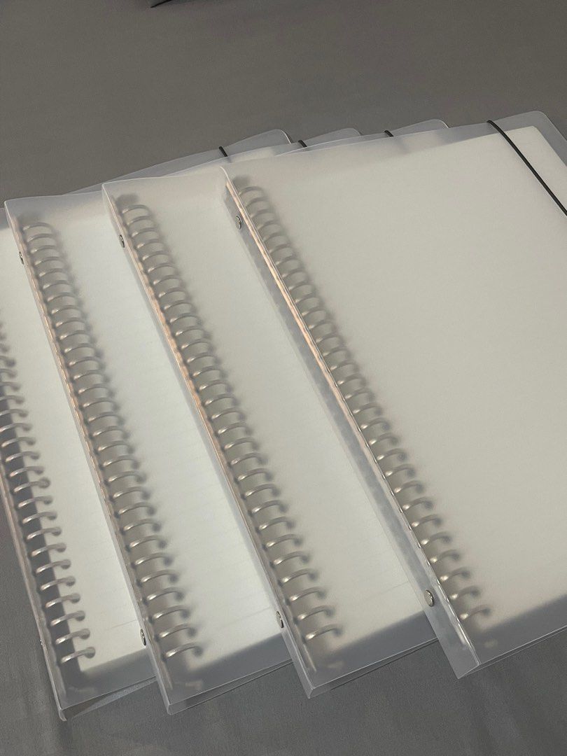 Loose Leaf Binder Notebook (PAPER INCLUDED), Hobbies & Toys, Stationary ...