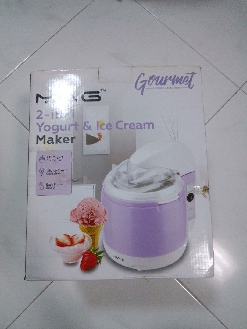 MAG Ice-cream and Yogurt Maker, TV & Home Appliances, Kitchen ...
