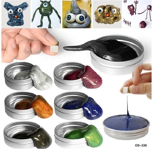Magnetic Plasticine Silicone || Stress Relief Magnetic Bouncing Mud ...