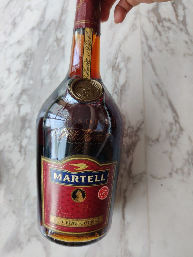 Martell old fine cognac, Food & Drinks, Alcoholic Beverages on Carousell