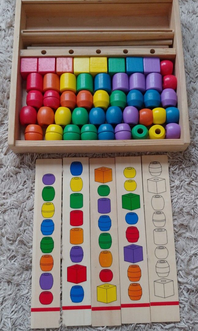 Melissa & Doug Bead Sequencing Set on Carousell