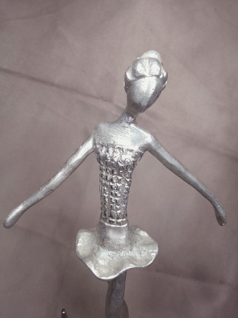 Metal Ballet Figurine statue DANCING BALLERINA SCULPTURE, Furniture ...