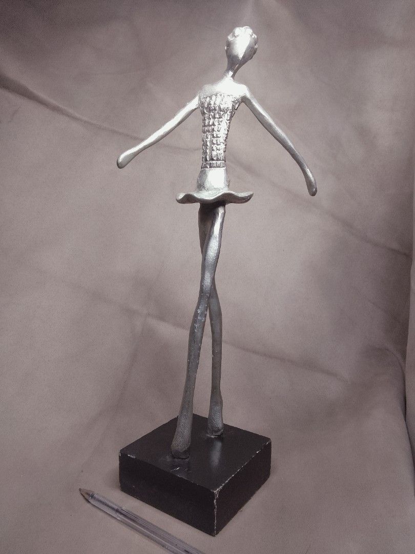 Metal Ballet Figurine statue DANCING BALLERINA SCULPTURE, Furniture ...