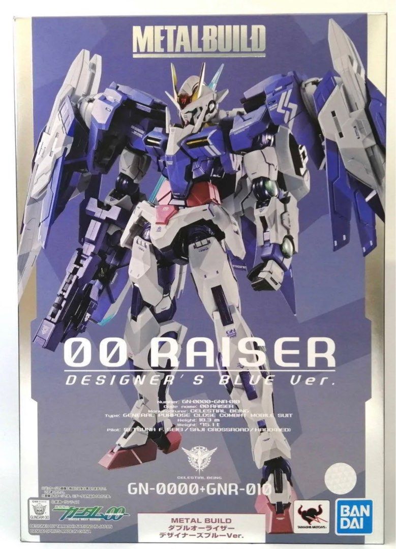Metal Build 00 Raiser Gundam - Designer Blue Version (Tamashi Nation ...