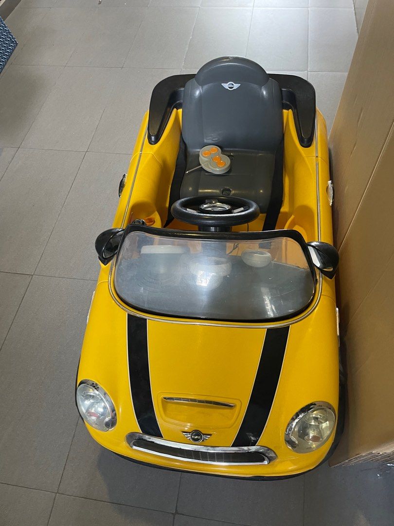 Mini Cooper Electric Car, Babies & Kids, Infant Playtime on Carousell