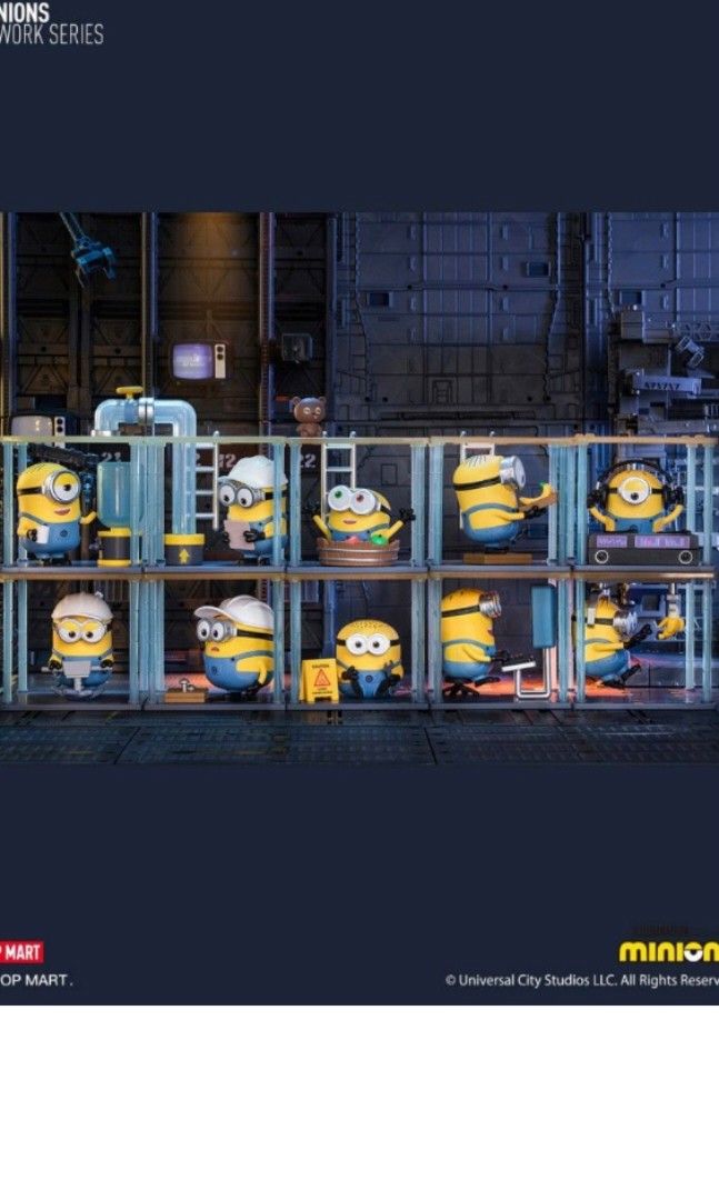 Minions At Work [PO] POPMART, Hobbies & Toys, Toys & Games on Carousell
