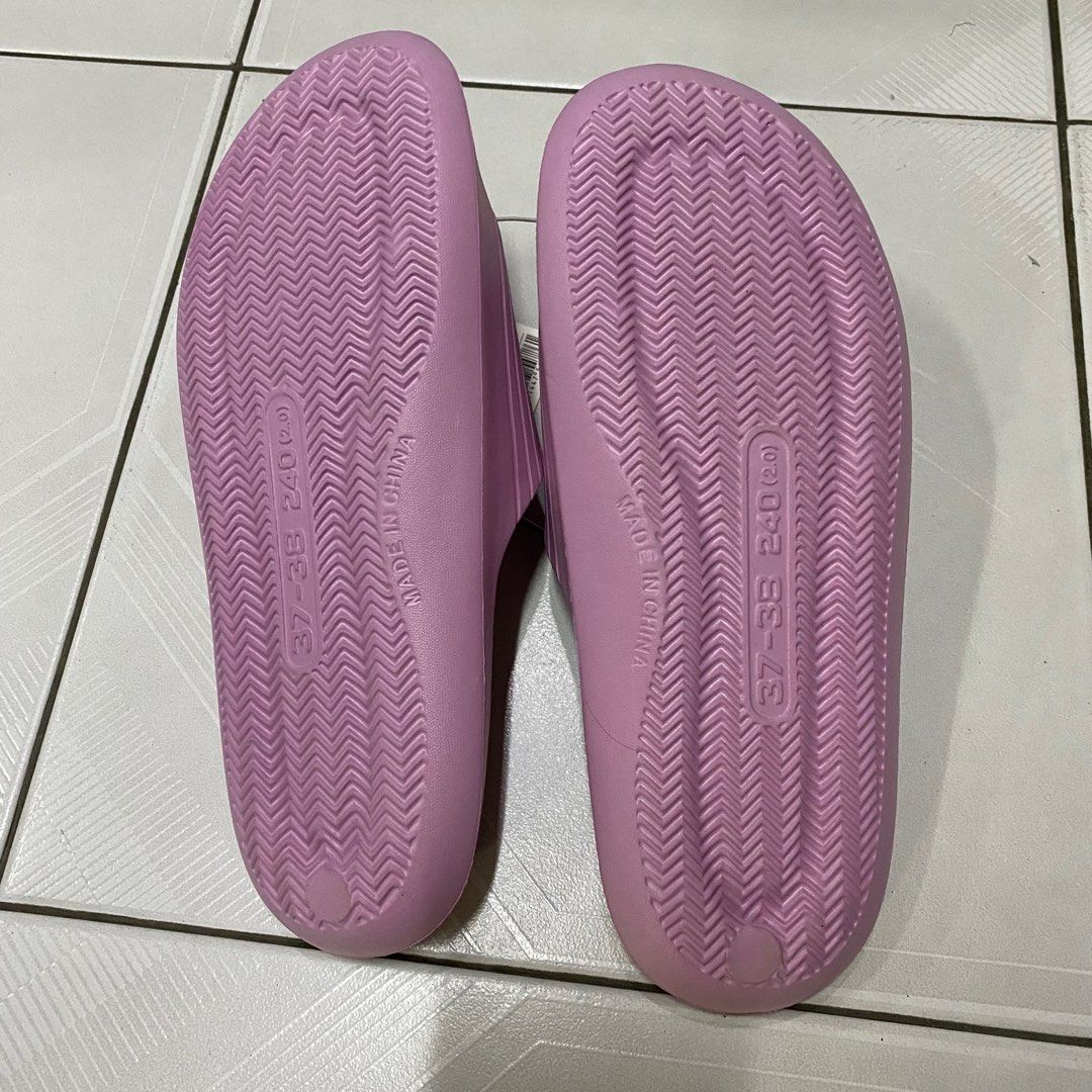Miniso Orchid Pink Bathroom slippers EUR37-38, Women's Fashion ...