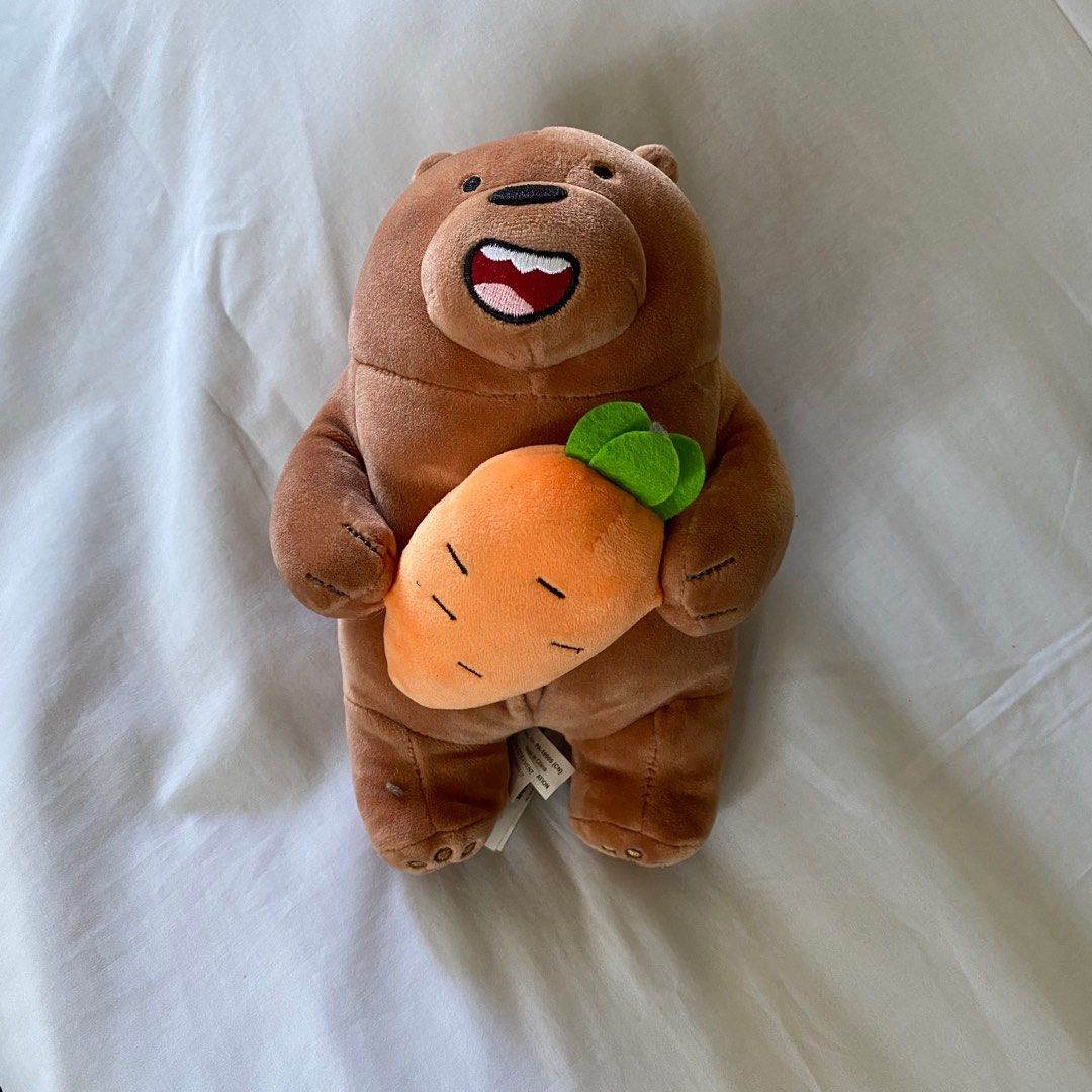 Miniso We Bare Bears Grizzly, Hobbies & Toys, Toys & Games on Carousell