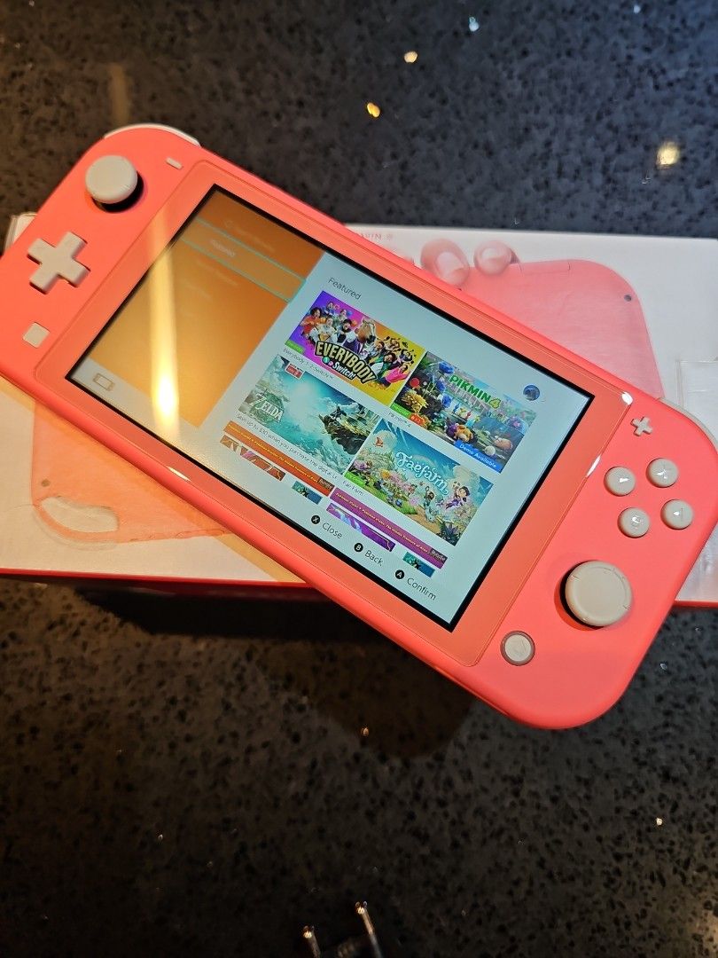 Mint Condition Nintendo Switch Lite Full Set with 128GB SANDISK ULTRA ...