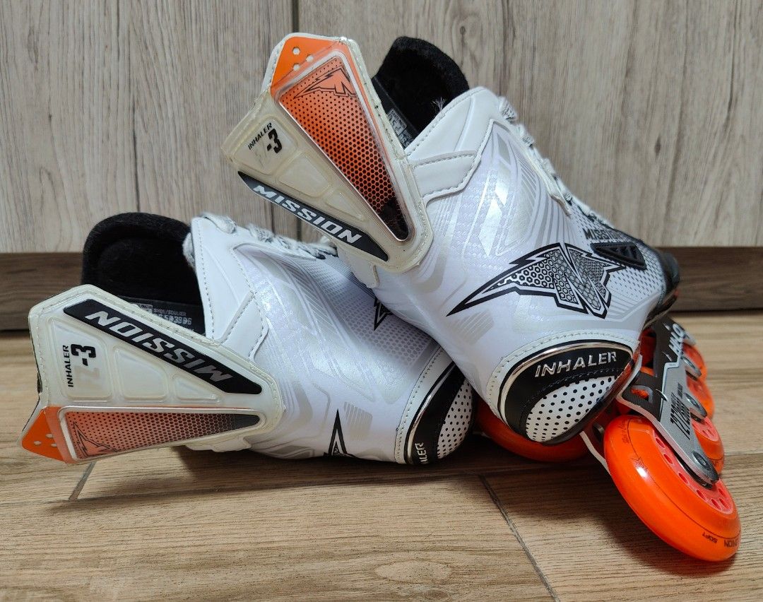 Mission Inhaler FZ-3 roller hockey skates 單排滾軸溜冰鞋 冰球鞋, 運動產品, 運動與體育, 運動與 ...