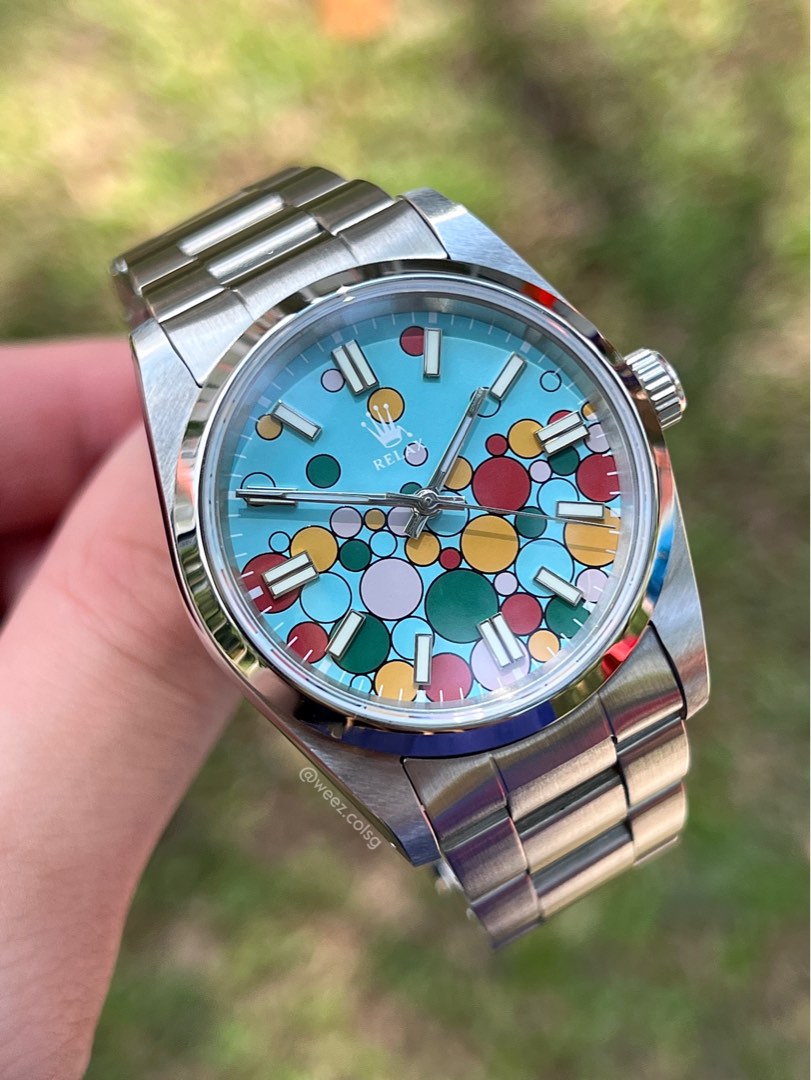 [MOD] Relax Bubble OP with Seiko NH35A Movement, Men's Fashion, Watches ...