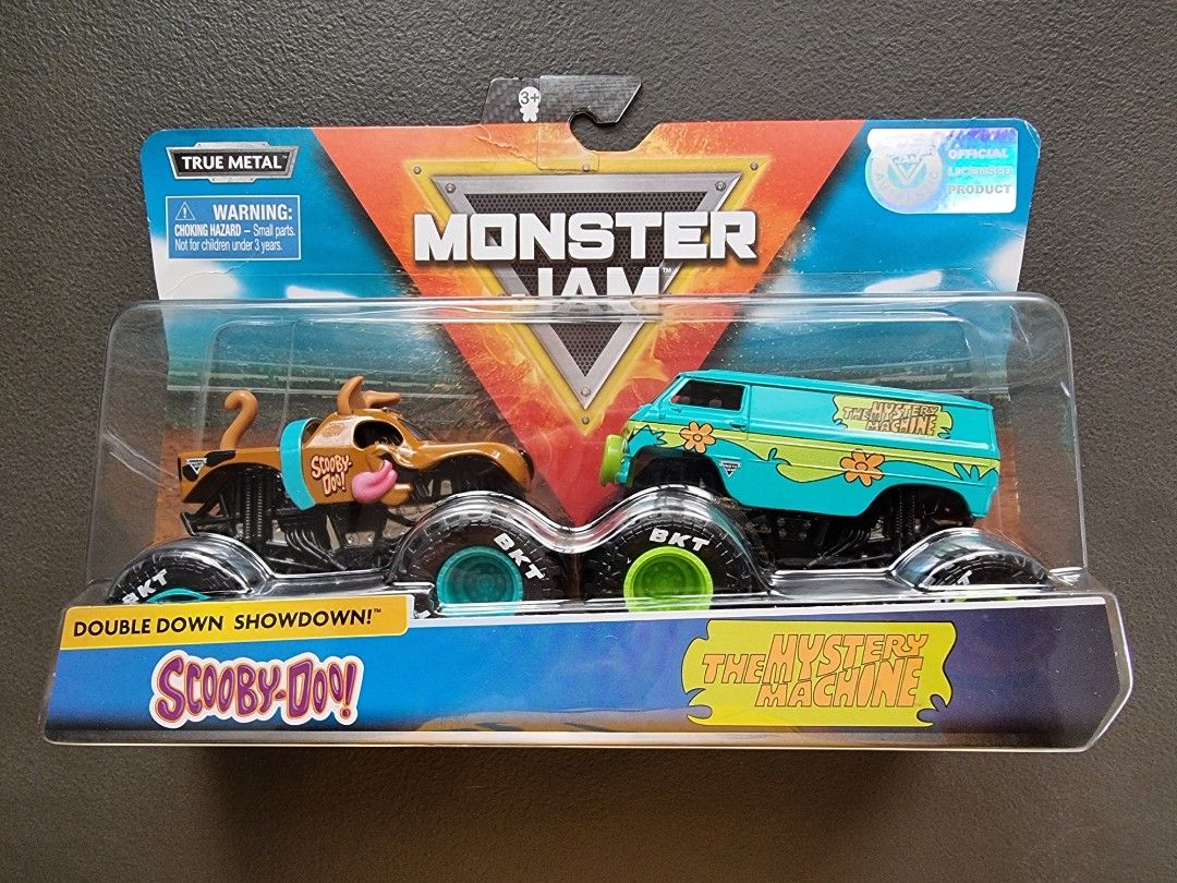 MONSTER JAM Double Showdown SCOOBY-DOO! & THE MYSTERY MACHINE, Hobbies ...