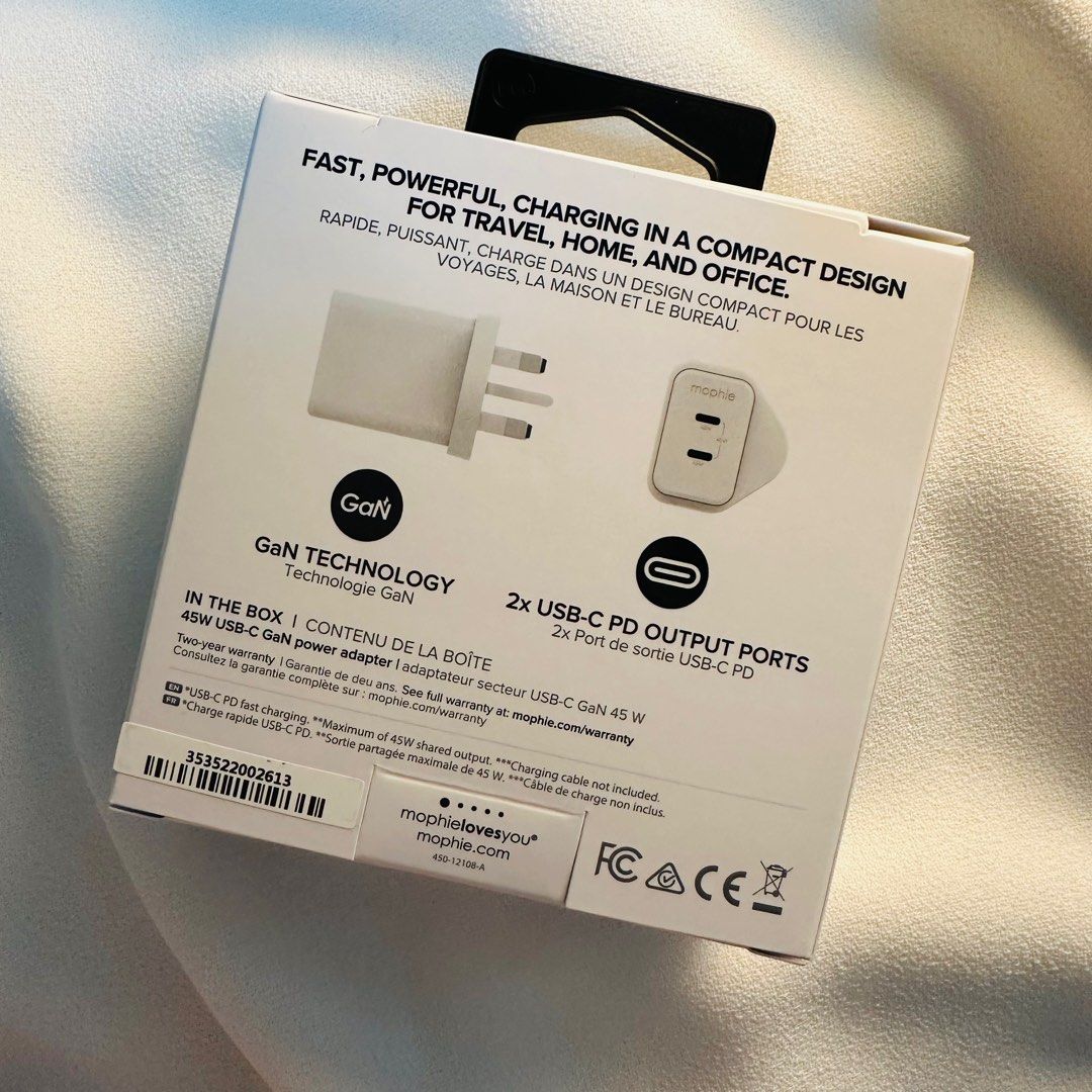 Mophie Speedport 45, Computers & Tech, Parts & Accessories, Chargers on ...