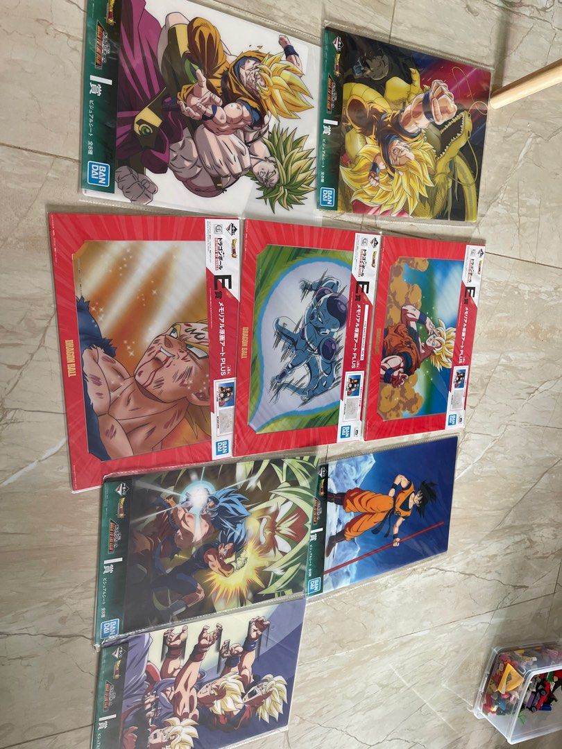 More design inside !Dragon ball kuji artboard colour boards ...