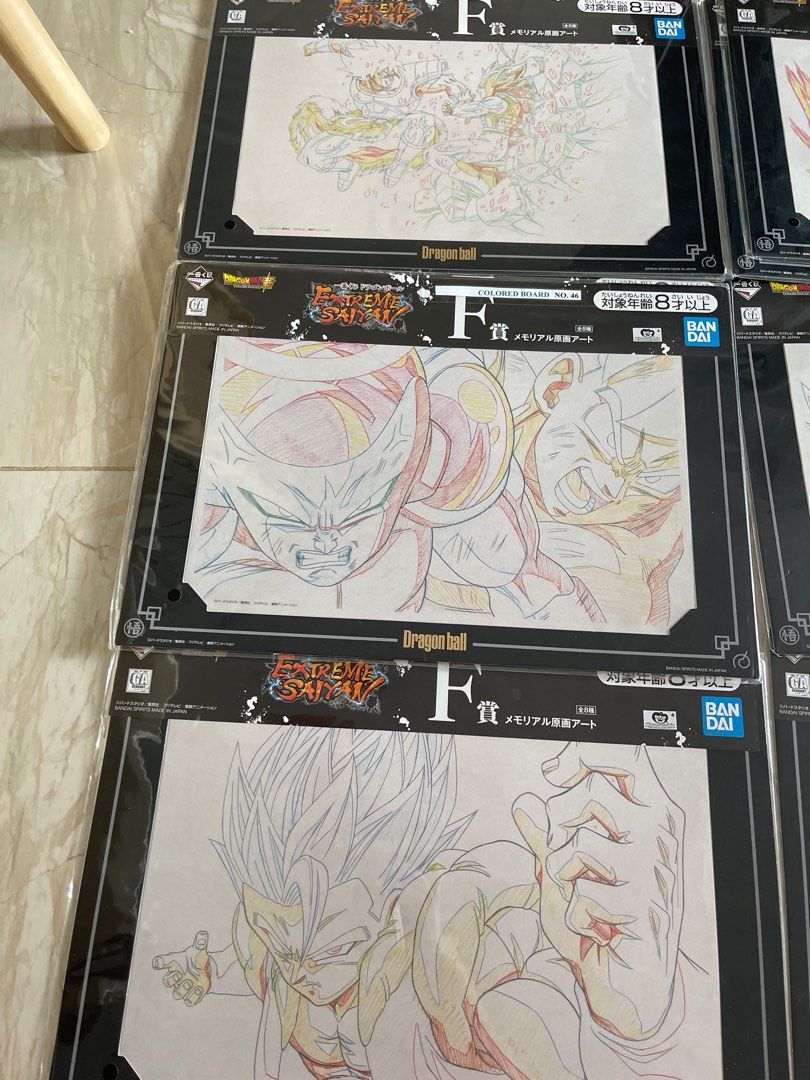 More design inside !Dragon ball kuji artboard colour boards ...