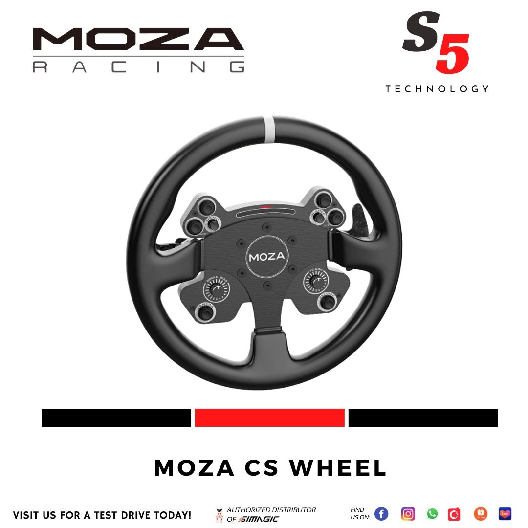 PM FOR BEST PRICE - Moza CS V2 Wheel / simracing / sim racing / eracing ...