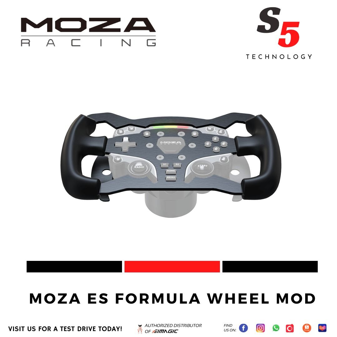 MOZA ES Formula Wheel Mod, Video Gaming, Gaming Accessories ...