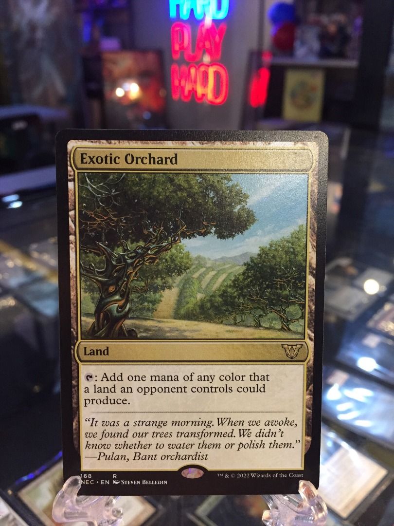 MTG: Exotic Orchard [Kamigawa: Neon Dynasty Commander], Hobbies & Toys ...