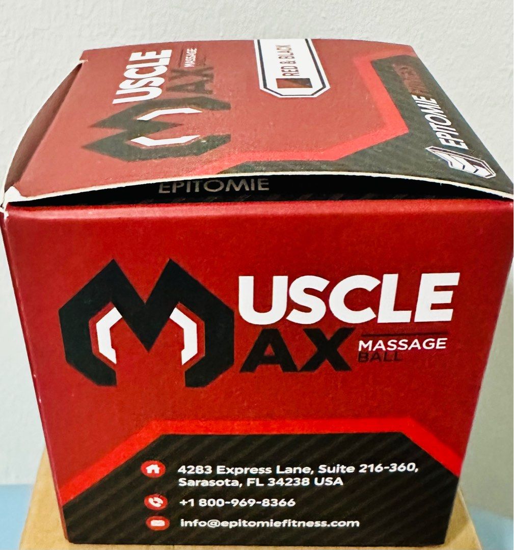 Muscle Max massage ball, Health & Nutrition, Massage Devices on Carousell
