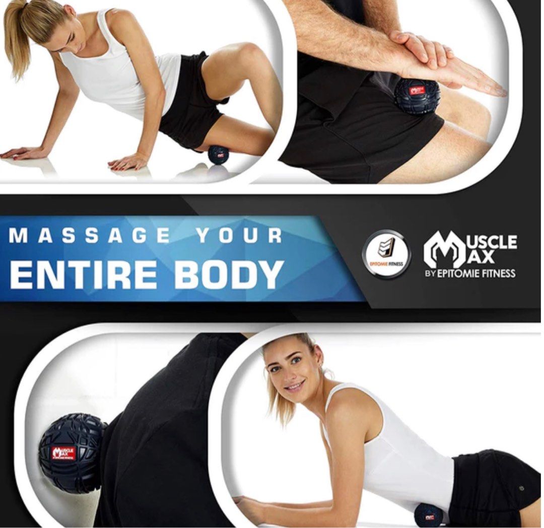 Muscle Max massage ball, Health & Nutrition, Massage Devices on Carousell