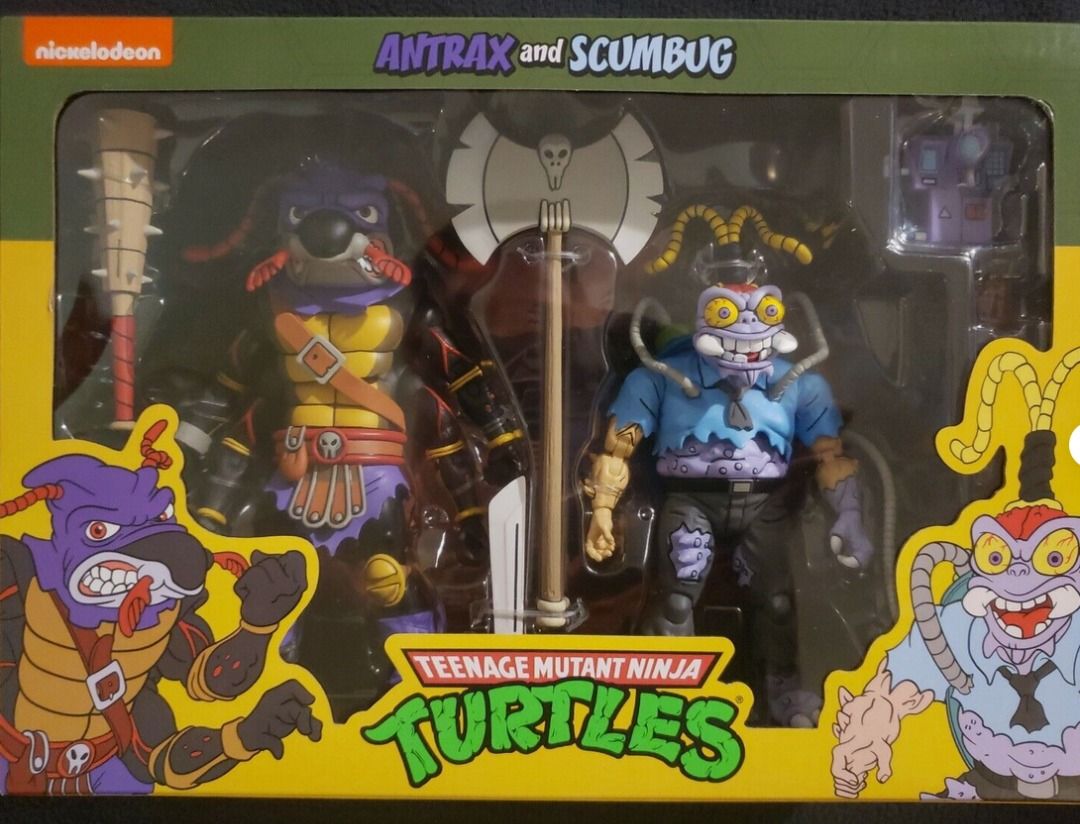 NECA TMNT Antrax and Scumbug Animated Series Teenage Mutant Ninja ...
