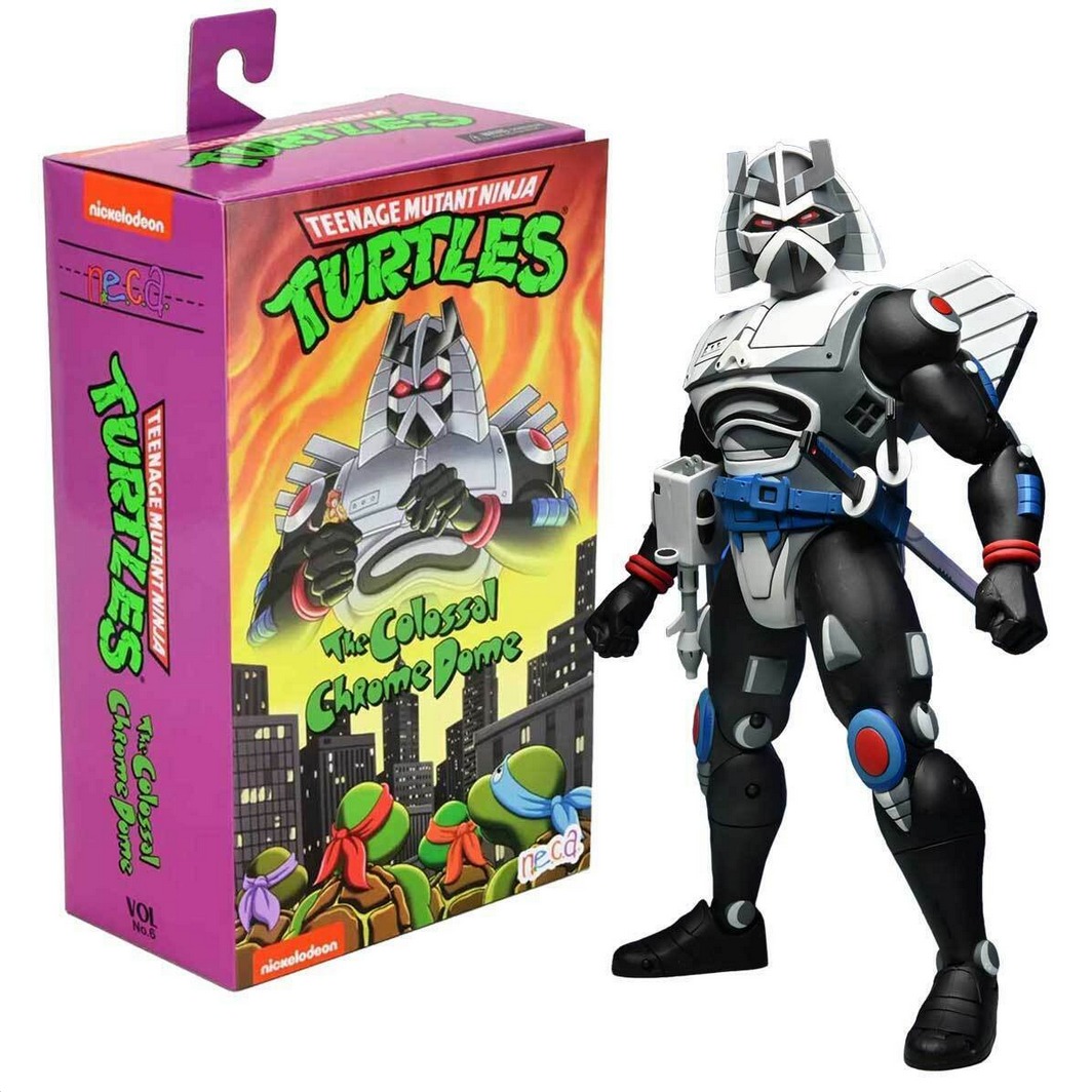 NECA TMNT Chrome Dome Animated Series Teenage Mutant Ninja Turtles ...