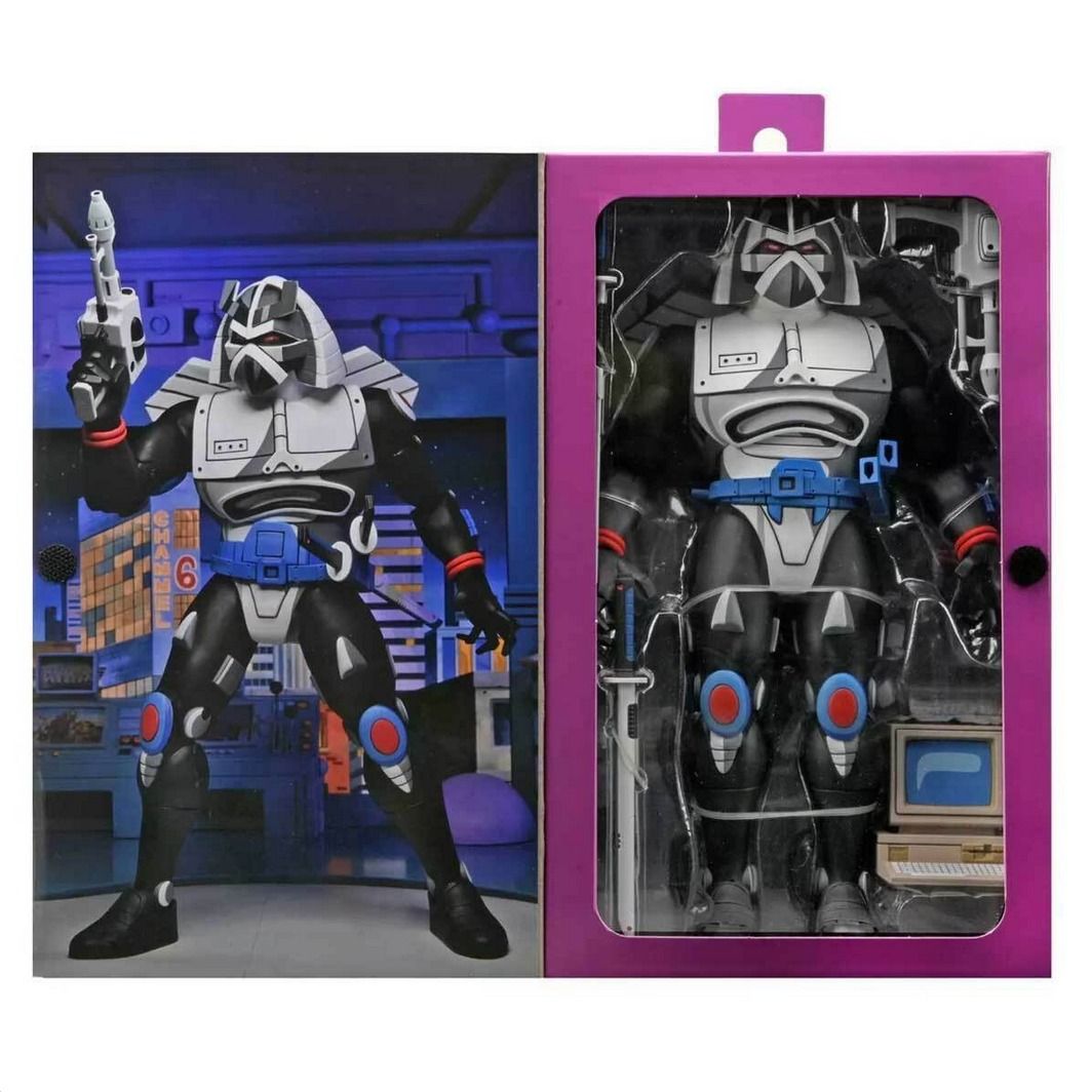 NECA TMNT Chrome Dome Animated Series Teenage Mutant Ninja Turtles ...