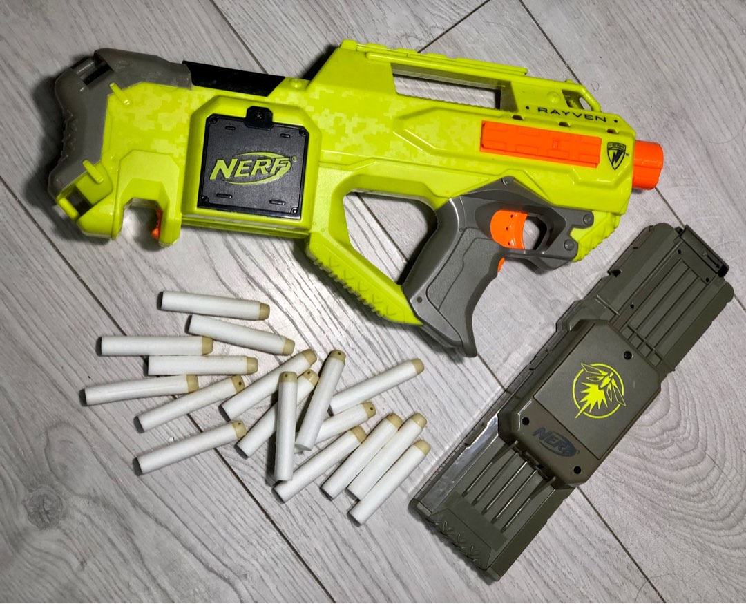 Nerf N-Strike Rayven CS-18 Blaster, 其他, 其他 - Carousell