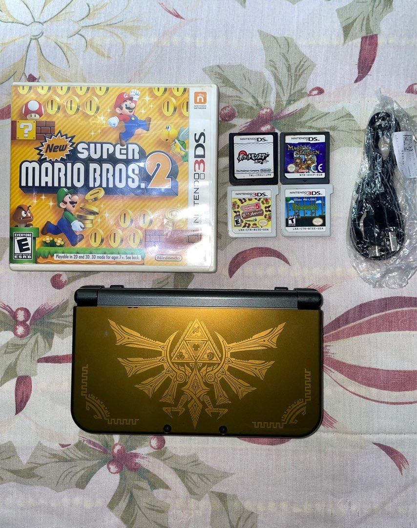 New Nintendo 3DS XL Hyrule Ed. USA, Video Gaming, Video Game Consoles ...